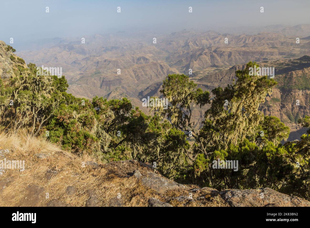 Landscape of Simien mountains, Ethiopia Stock Photo - Alamy