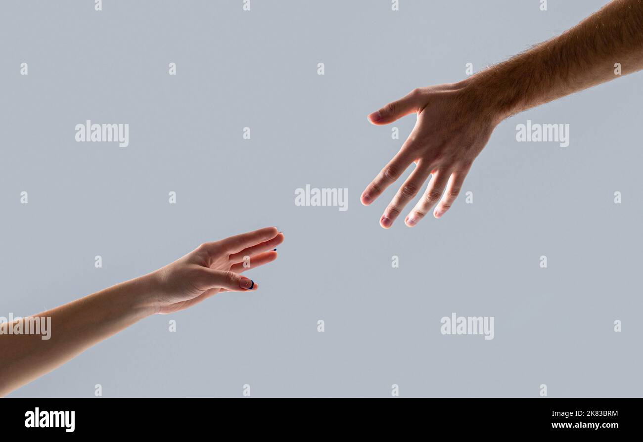 Helping hand concept and international day of peace, support. Helping ...