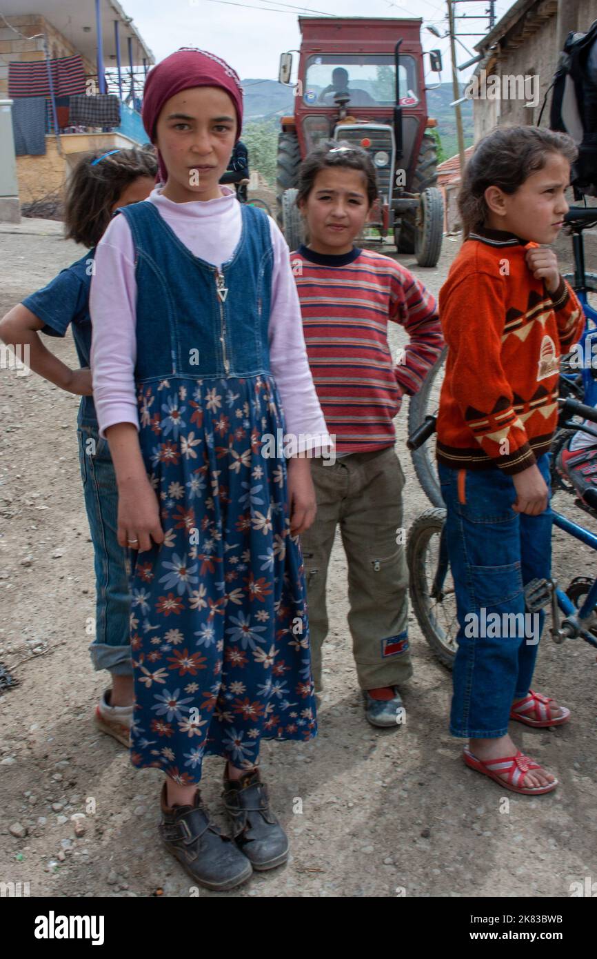 Local children residents in Cappadocia Turkey Stock Photo - Alamy