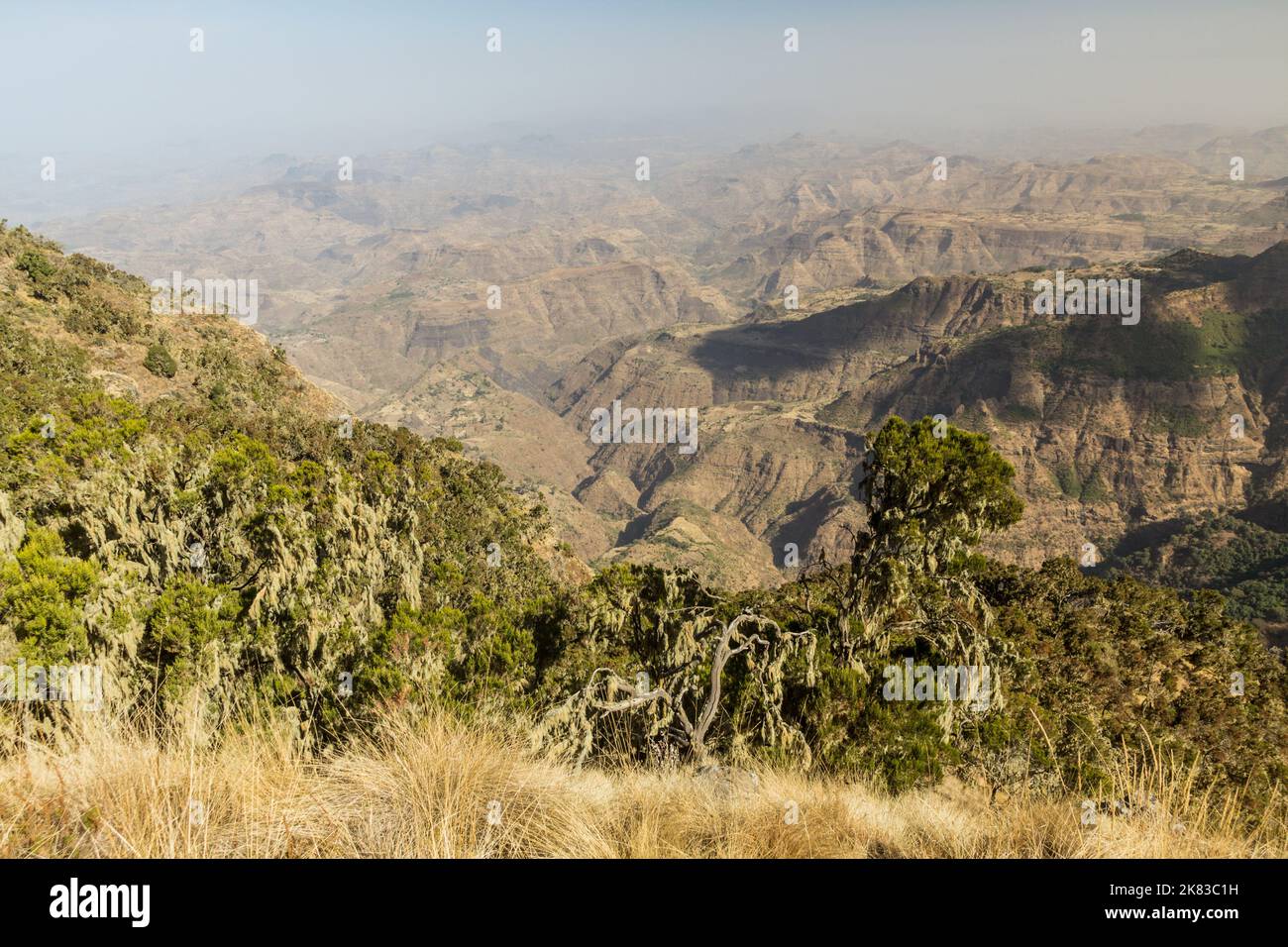 Landscape of Simien mountains, Ethiopia Stock Photo - Alamy