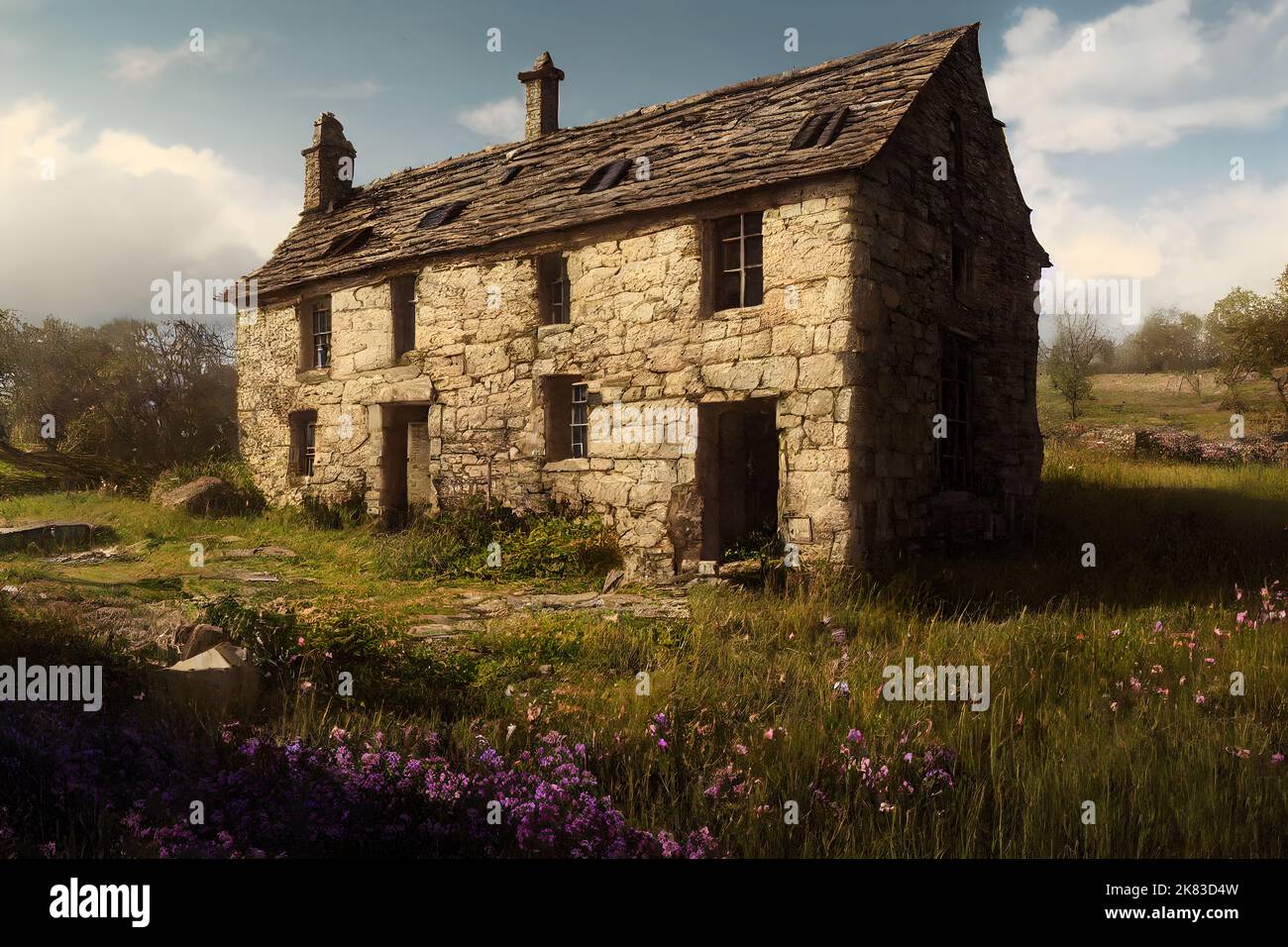Village farm house hi-res stock photography and images - Alamy
