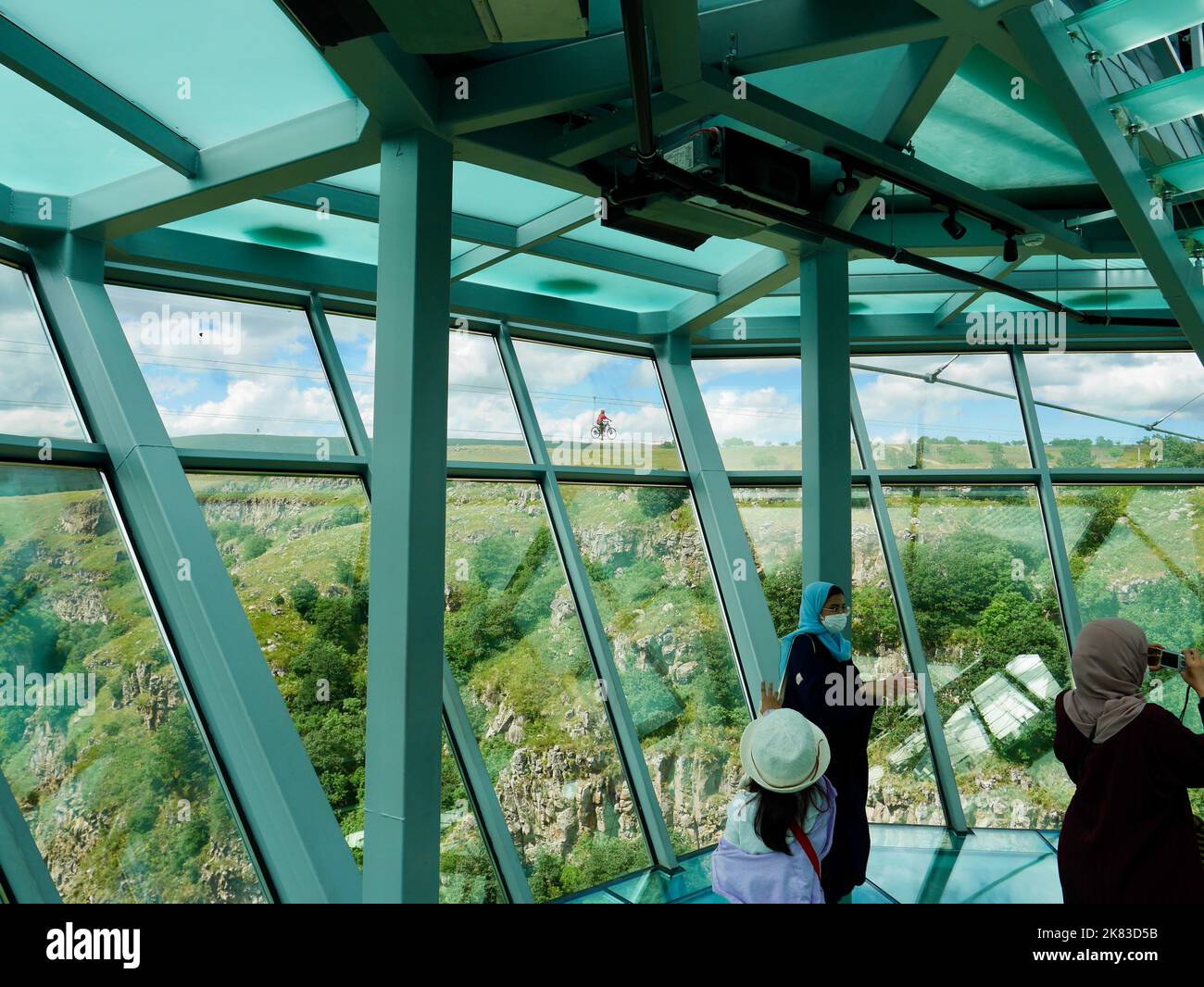 Glass bridge over dashbashi canyon hi-res stock photography and images ...