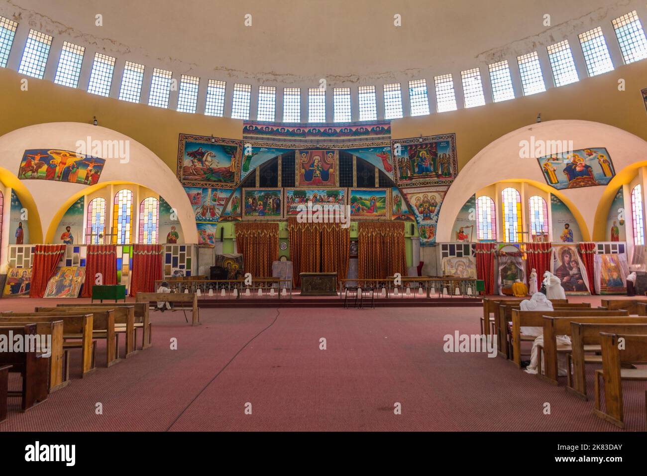 Ancient ethiopian orthodox church interior hi-res stock photography and ...
