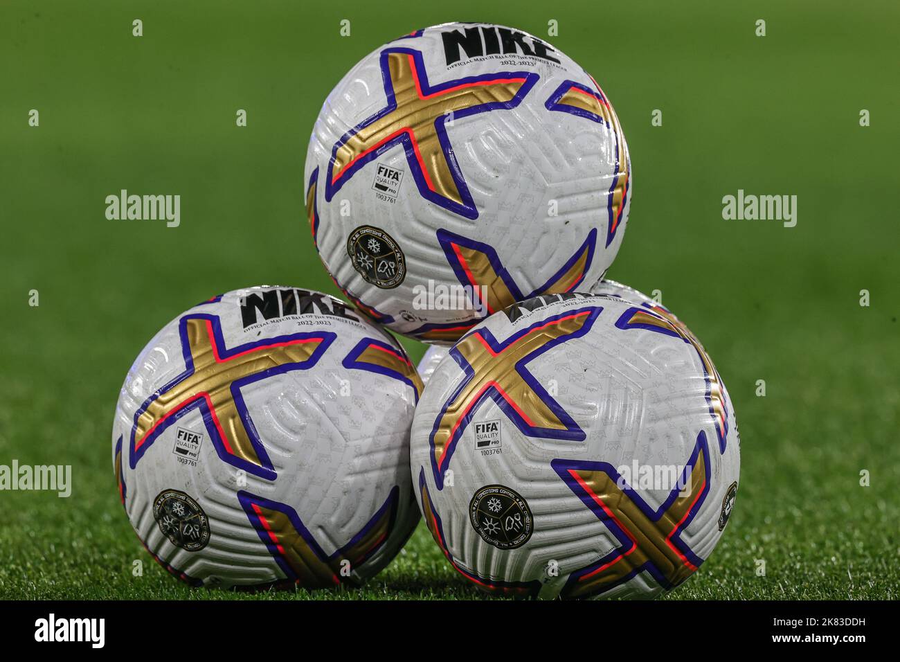 Stadium ahead premier league match king power stadium hi-res stock ...