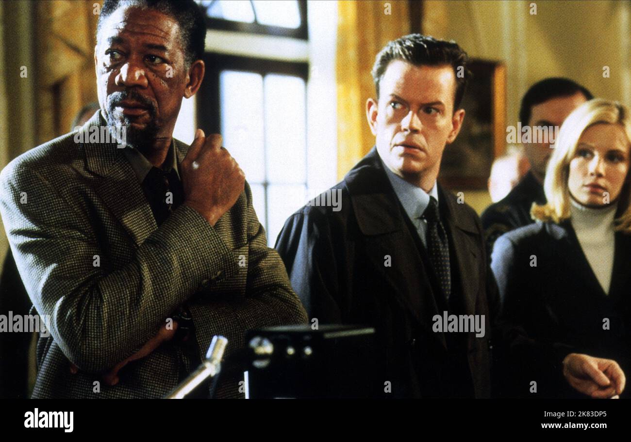 Morgan Freeman, Dylan Baker & Monica Potter Film: Along Came A Spider ...