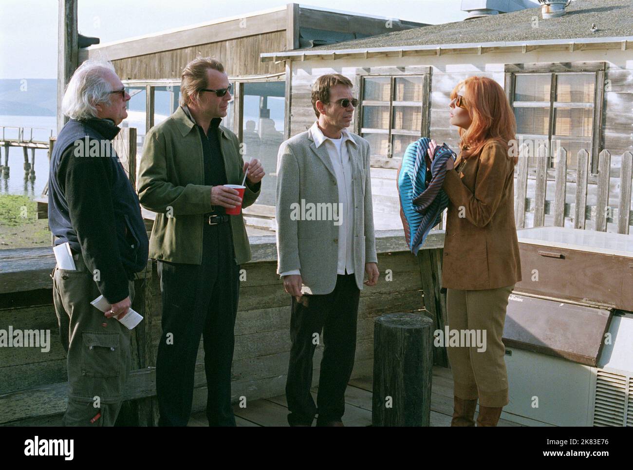 Barry Levinson, Bruce Willis, Billy Bob Thornton & Cate Blanchett Film: Bandits (2001 ...