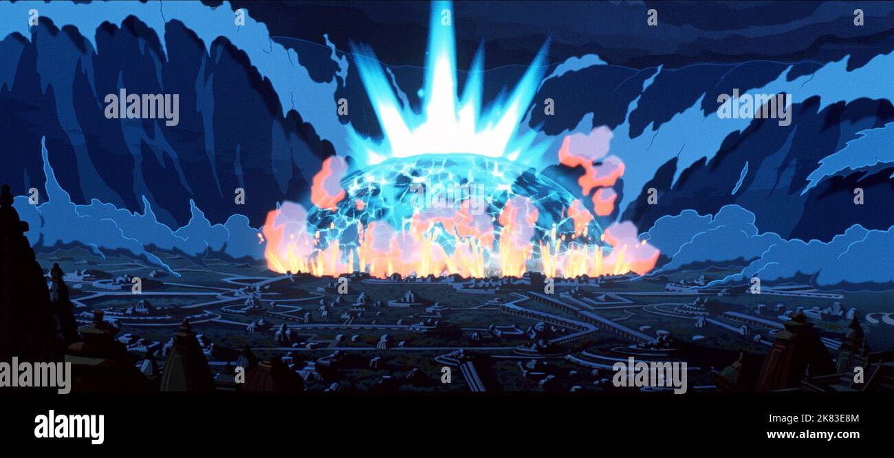 The lost empire atlantis flooding scene hi-res stock photography and ...