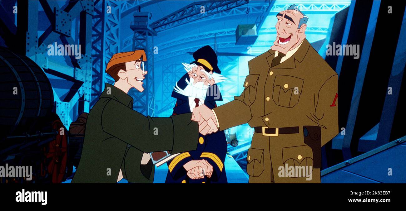 Milo, P B Whitmore & Comm Lyle Film: Atlantis: The Lost Empire (USA ...