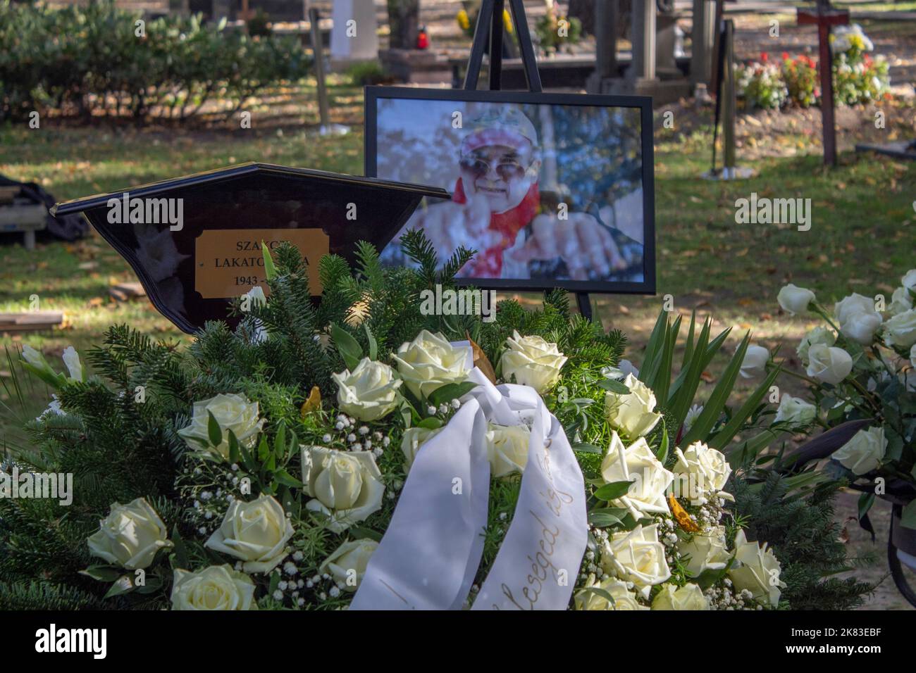 The grave of Béla Szakcsi Lakatos, Hungarian Jazz musician shortly ...