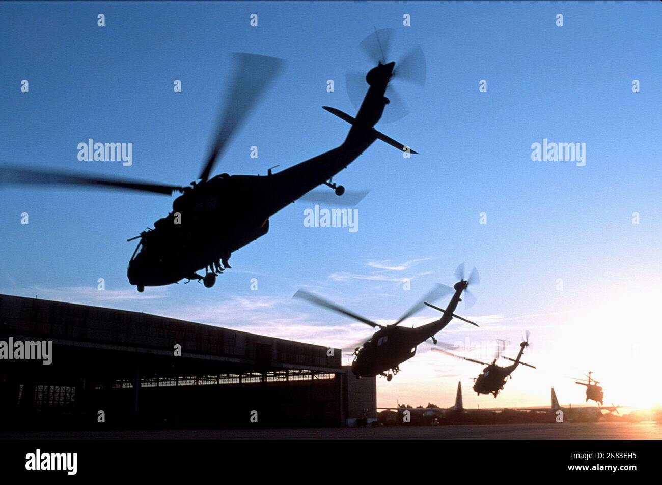 Black Hawk Down Helicopter Scene