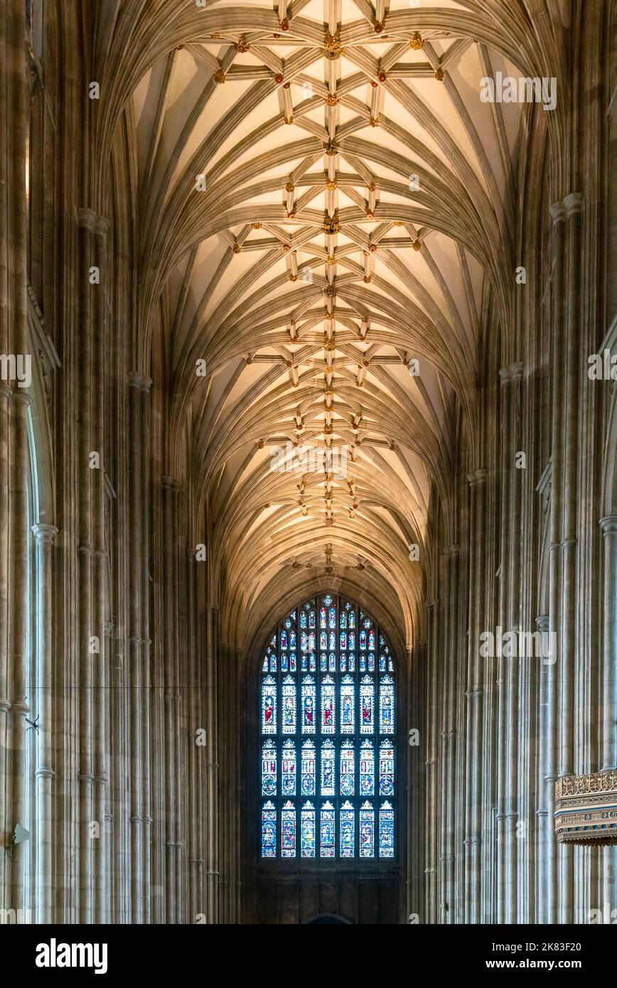 Canterbury, United Kingdom - 10 September, 2022: view of the central ...