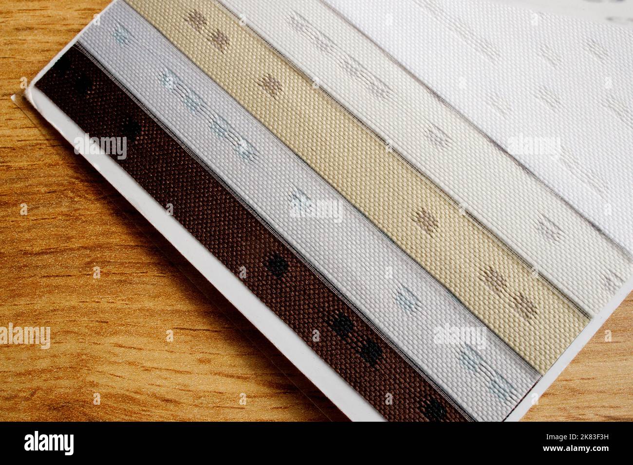 Catalog of different shades of fabric colors. Variety of color of dense ...