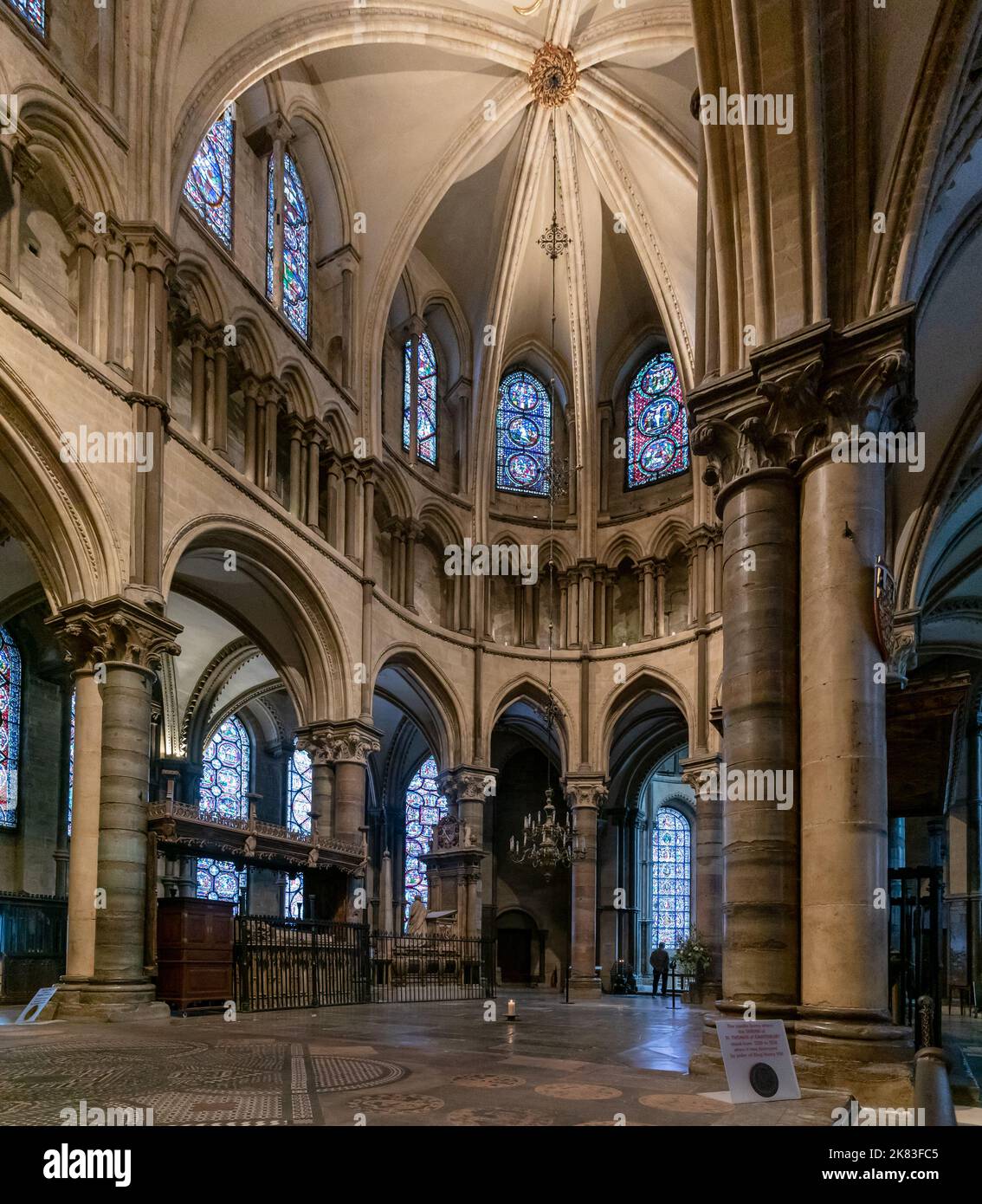 Canterbury, United Kingdom - 10 September, 2022: view of the Presbytery ...
