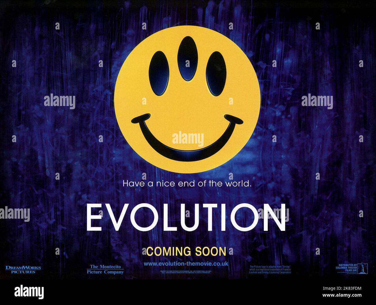 Film Poster Film: Evolution (USA 2001) Director: Ivan Reitman 08 June ...
