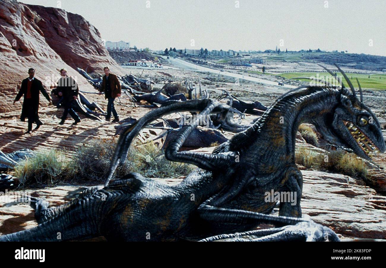 Orlando Jones, Seann William Scott & David Duchovny Film: Evolution ...