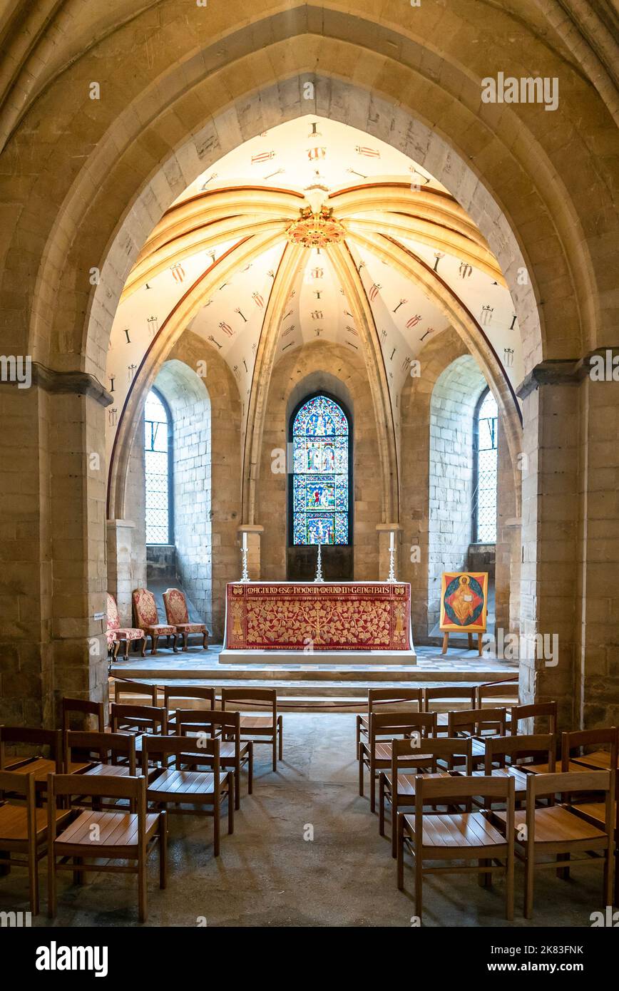 Canterbury, United Kingdom - 10 September, 2022: view of the crypt ...