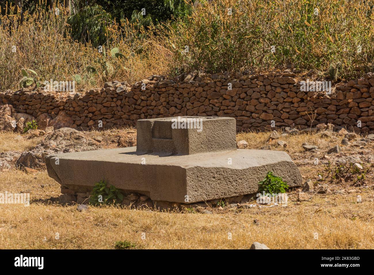 Ancient Throne stone in Axum, Ethiopia Stock Photo - Alamy