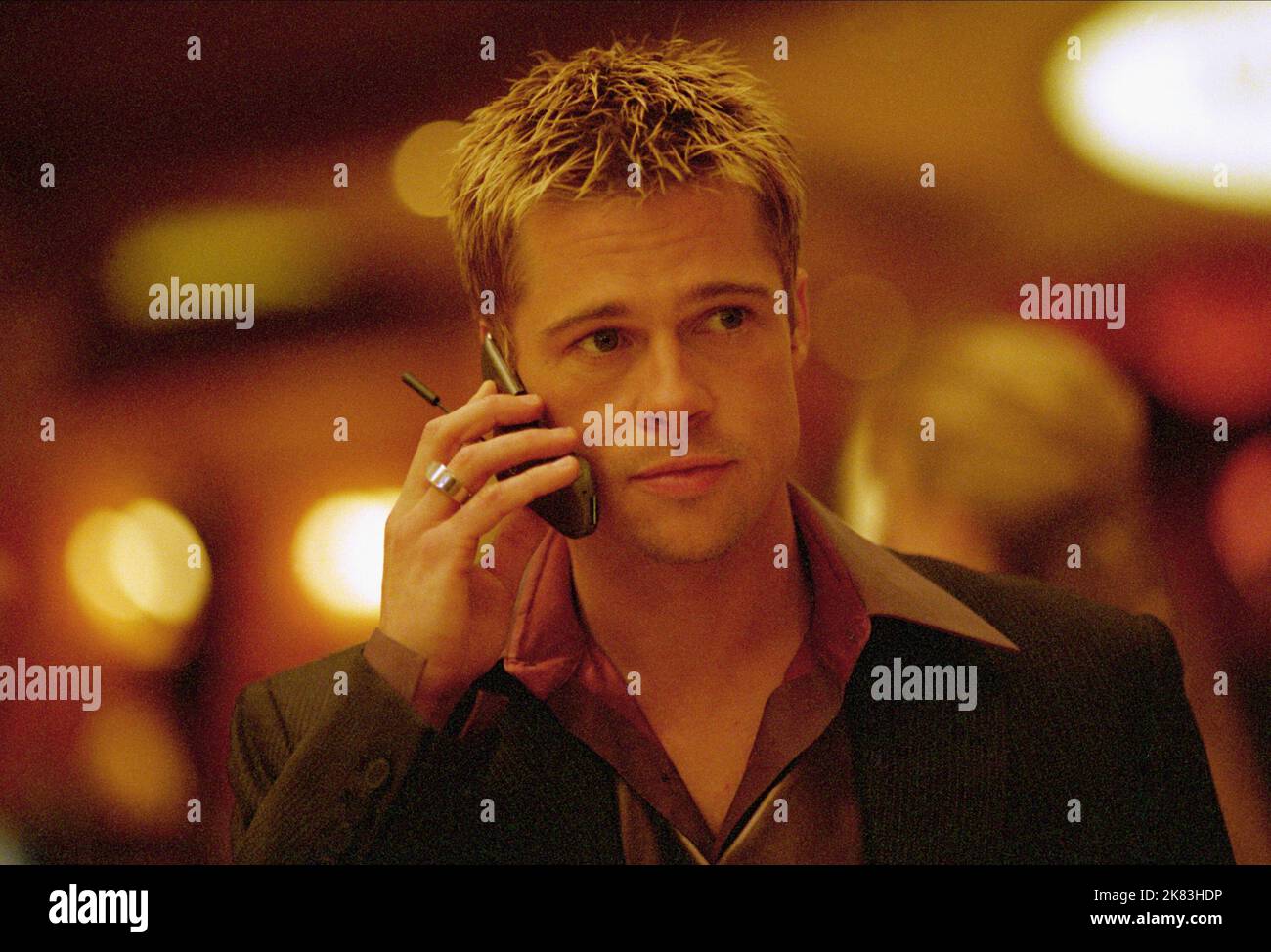 Brad Pitt Film: Ocean'S Eleven; Ocean'S 11 (USA 2001) Characters: Rusty Ryan Director: Steven ...