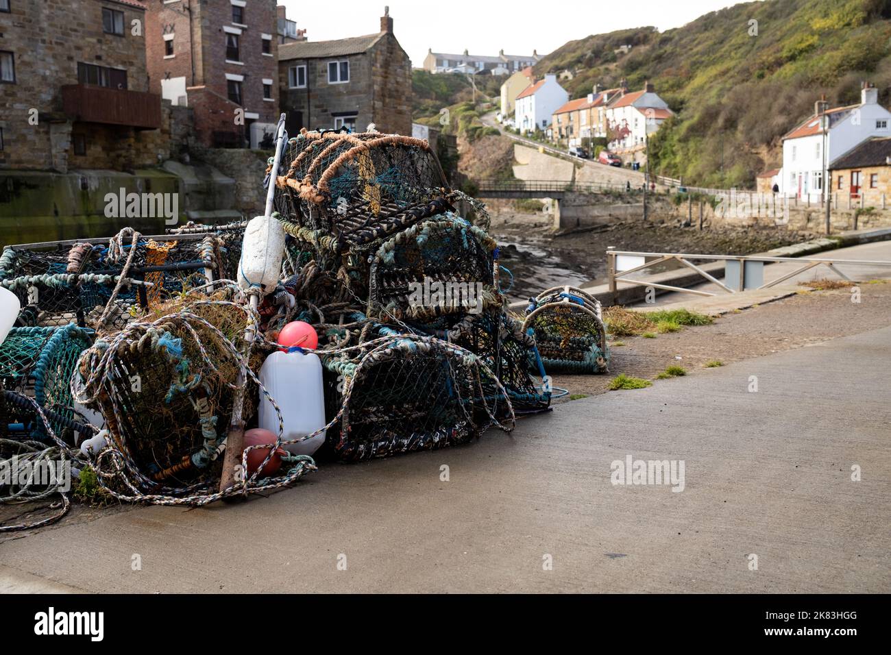 Crab pots, lobster, pots, fish traps, fish nets and other fishing gear ...