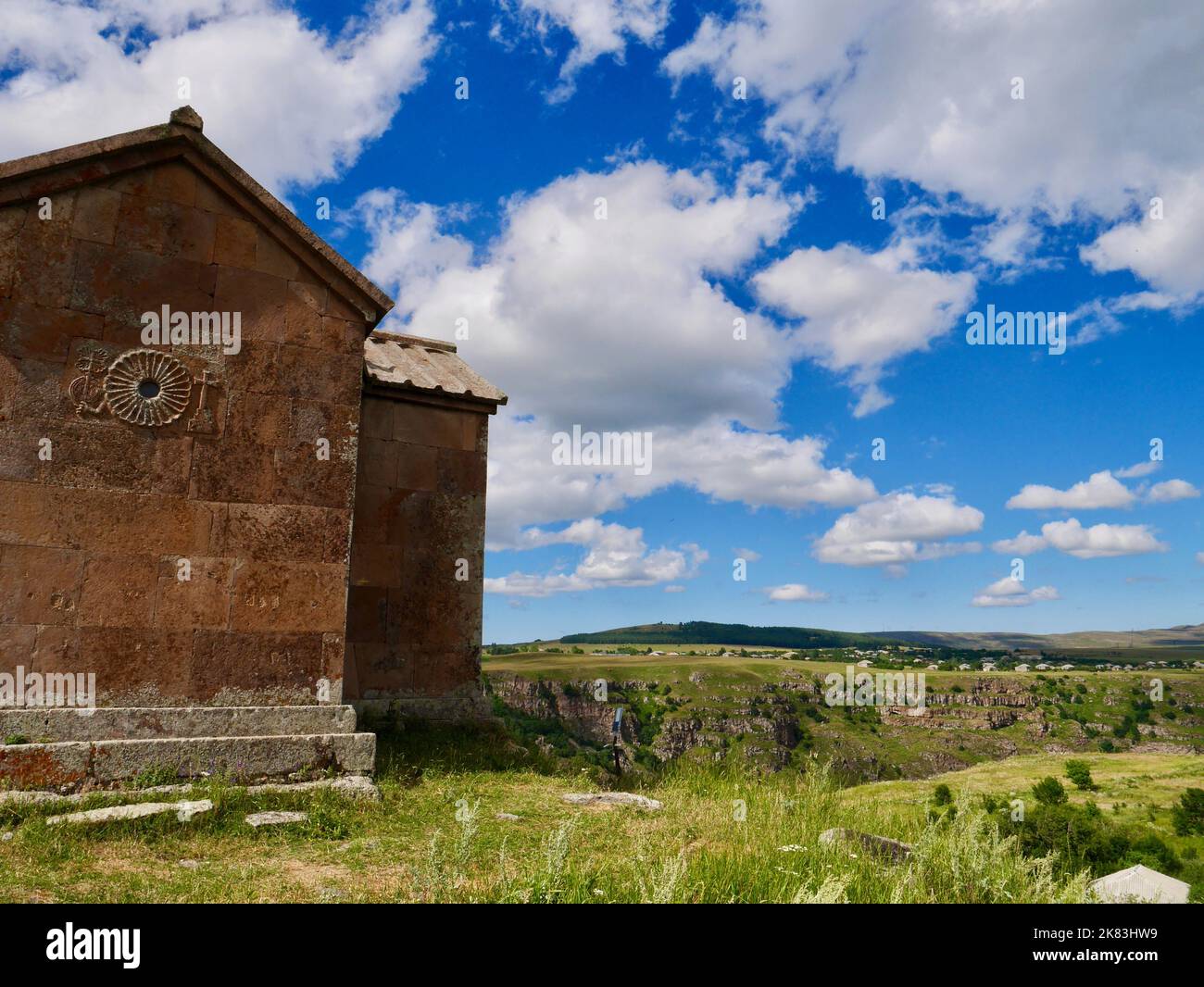 St.George Crossdomed Church above Dashbashi canyon in Tsalka region ...