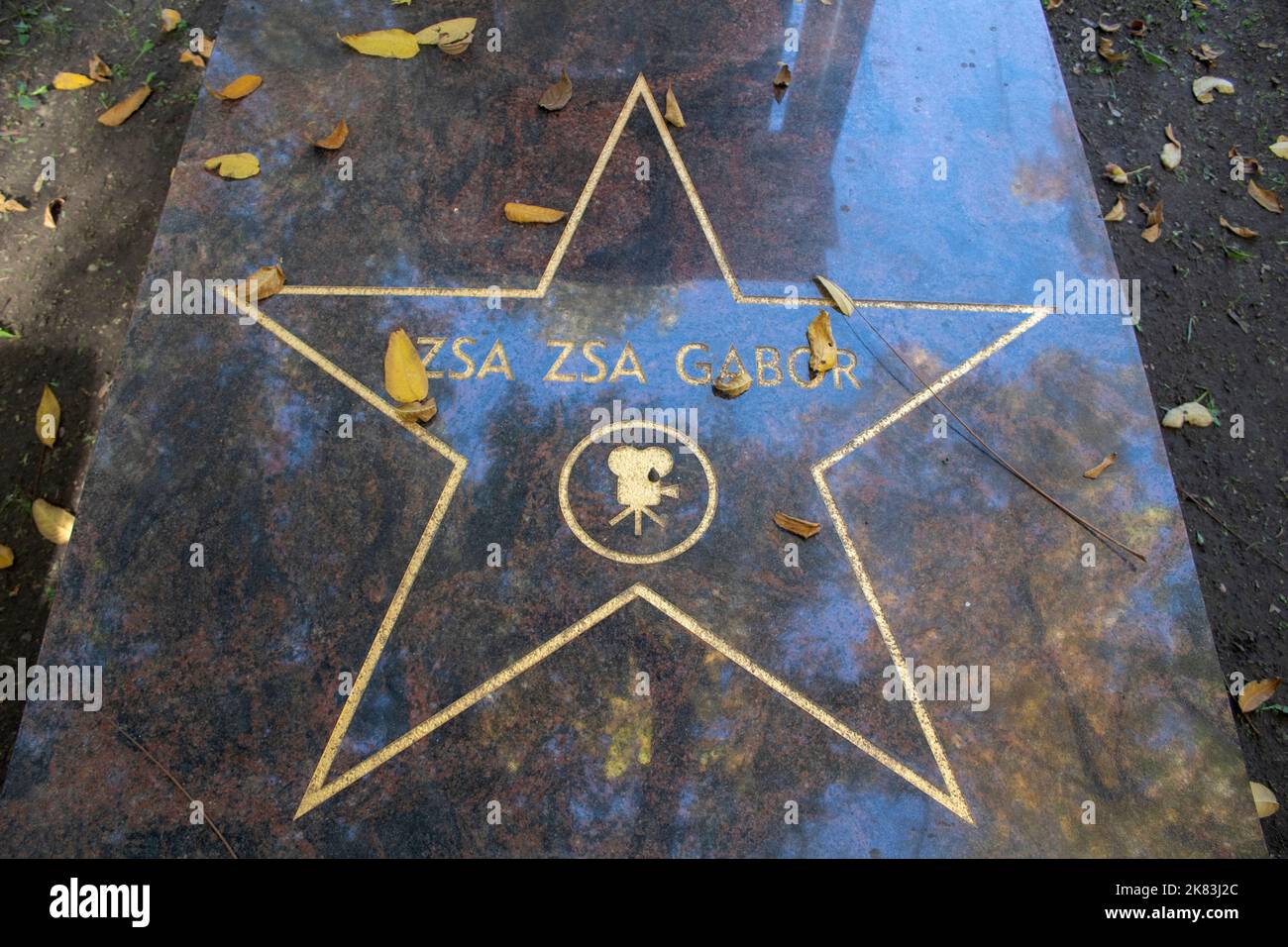 Zsa zsa gabor grave hi-res stock photography and images - Alamy
