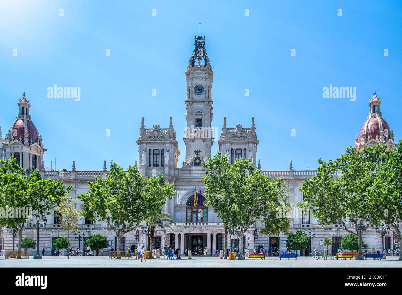 Valencia city hall on hi-res stock photography and images - Alamy