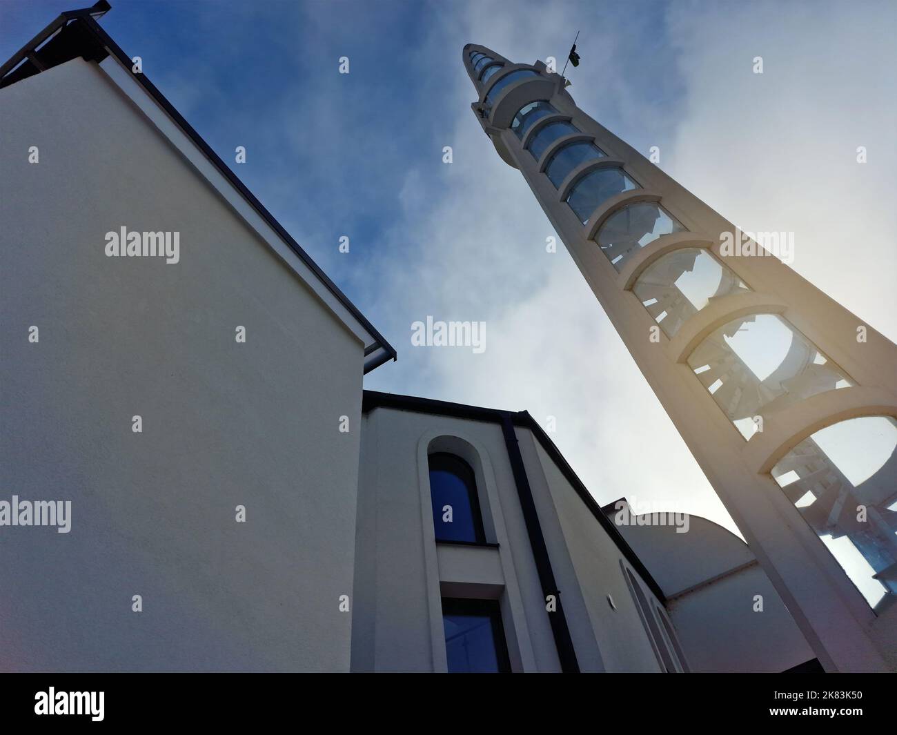 Sarajevo, Bosnia and Herzegovina, october 2020. Bottom view of Vogosca ...
