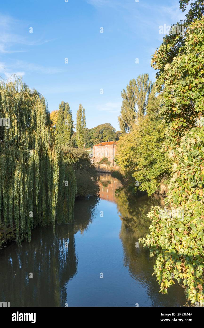The river Derwent in Malton, North Yorkshire, England, UK Stock Photo ...