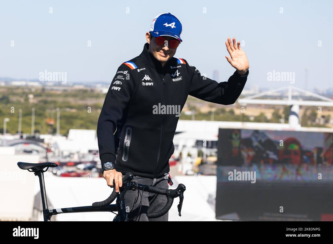 Austin, USA . 20th Oct, 2022. Esteban Ocon (FRA) Alpine F1 Team walks ...