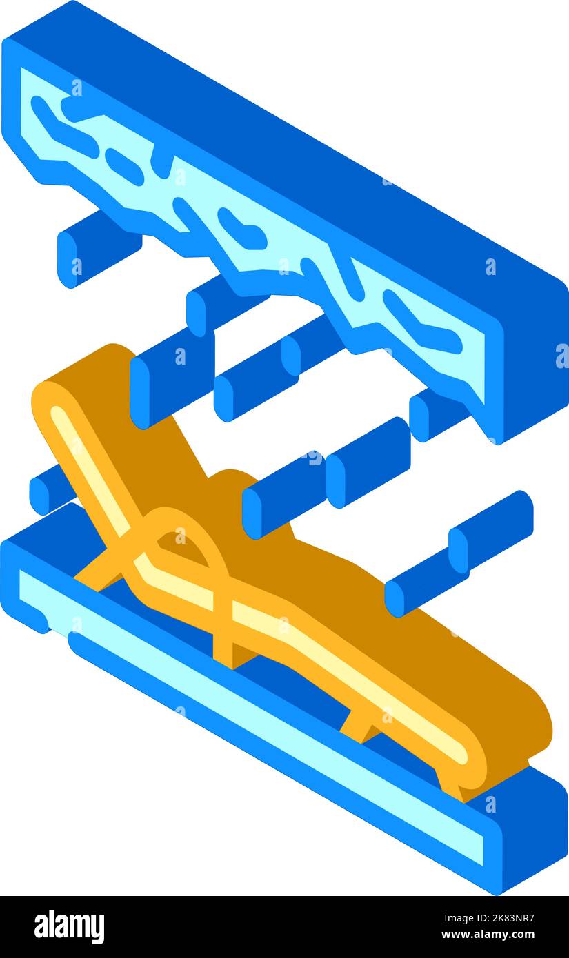 salt room isometric icon vector illustration Stock Vector Image & Art ...