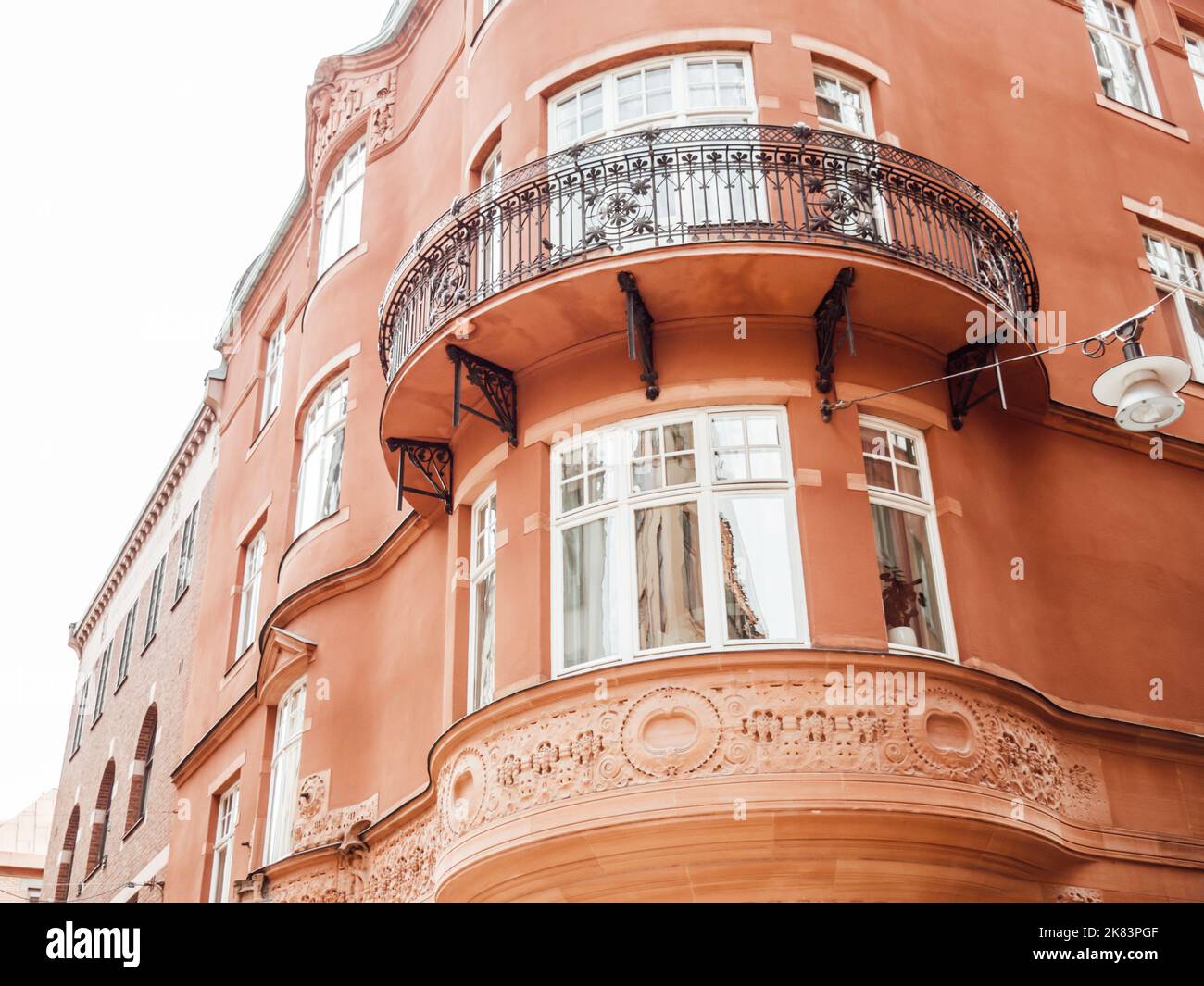 Beautiful historic building in beautiful wrought iron color with ...