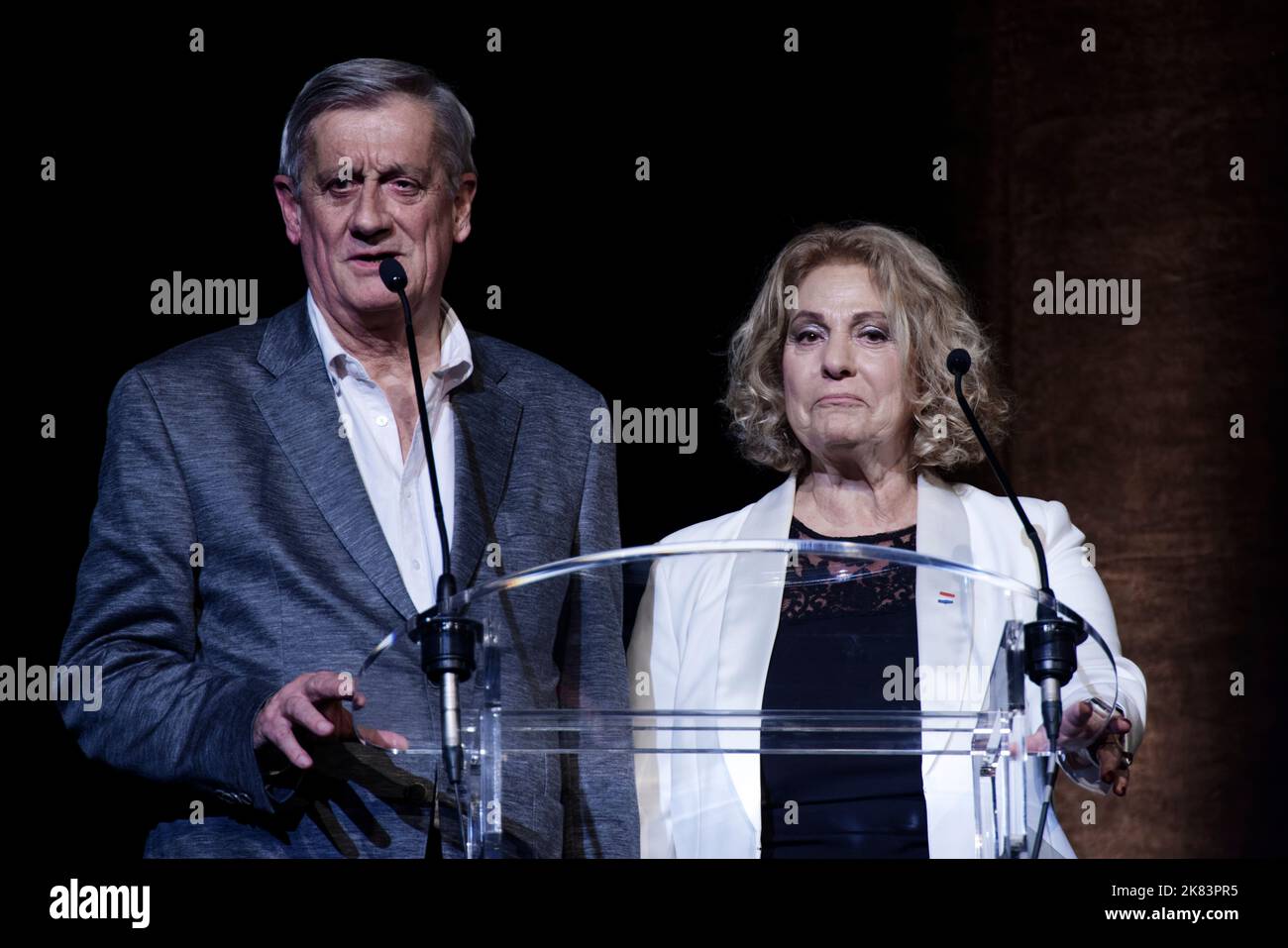 Paris, France. 17th Oct, 2022. Patrick de Giovanni and Danielle de ...