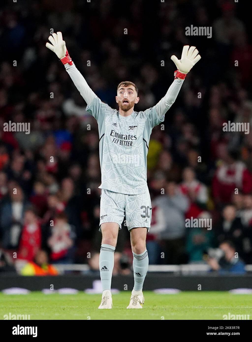 Arsenal goalkeeper Matt Turner during the UEFA Europa League, Group A ...