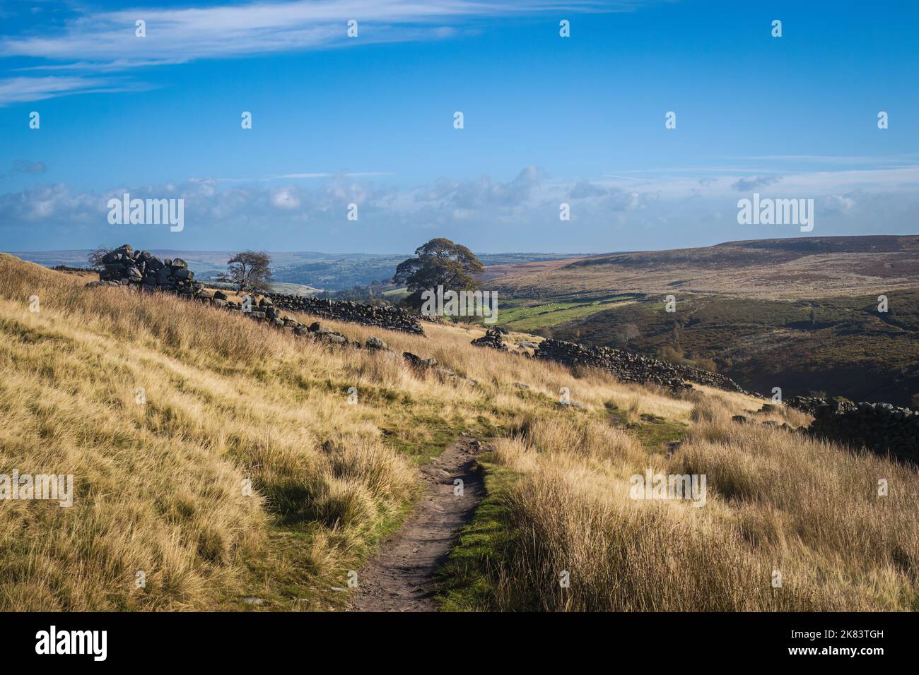 Footpath to the Bronte Falls and Wutherung Heights Stock Photo - Alamy