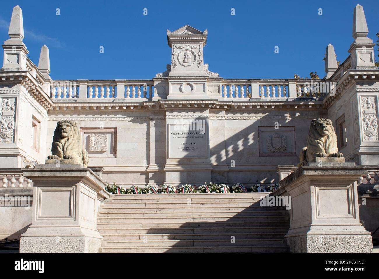 The Batthyány mausoleum, one of the famous tombs of the Fiumei Úti Cemetery in Budapest, the ...