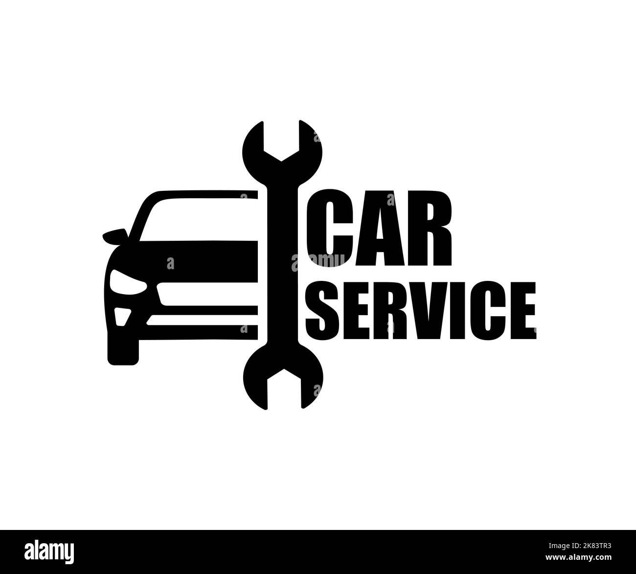 Car service logo Black and White Stock Photos & Images - Alamy