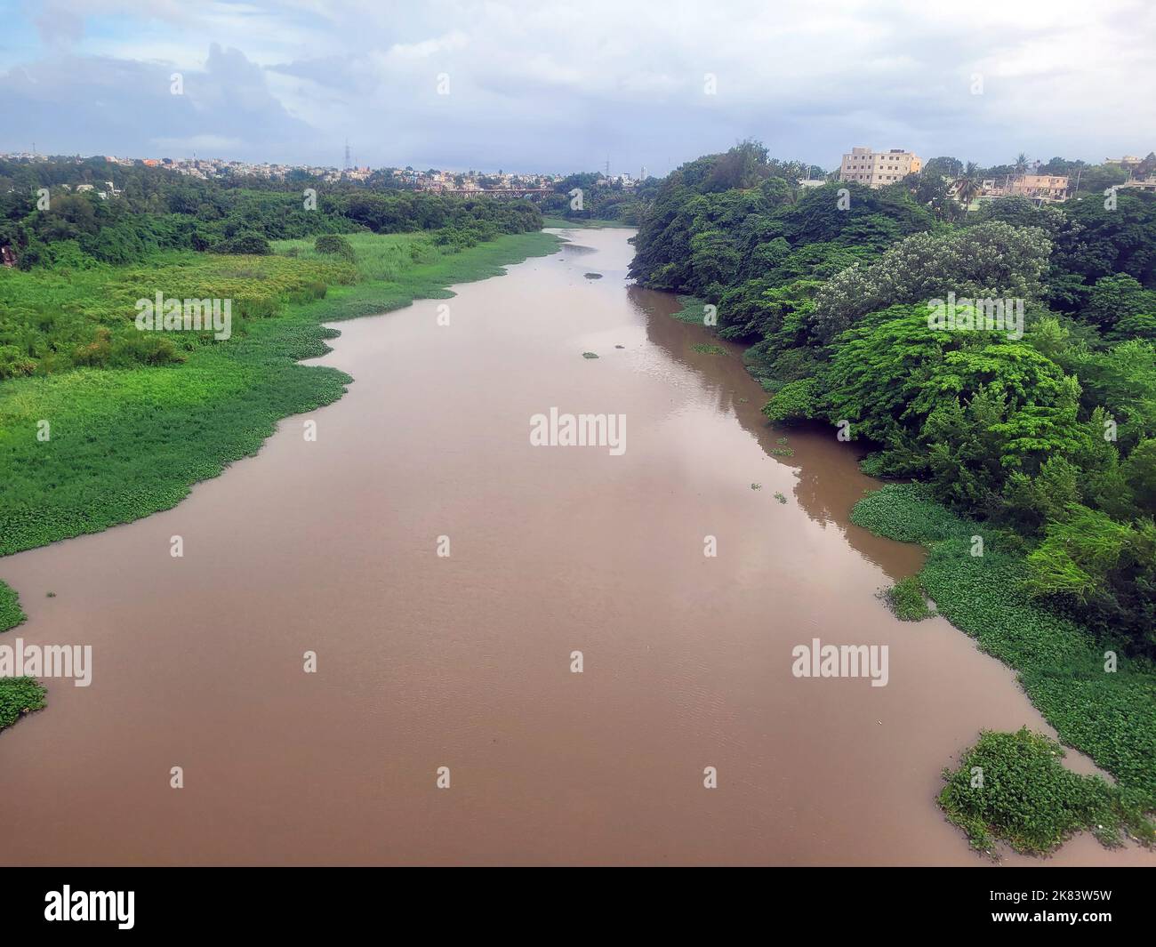 aerial view over rio isabella river in santo domingo Stock Photo - Alamy