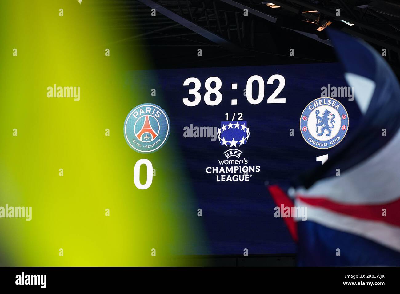 The scoreboard shows the result hi-res stock photography and images - Alamy