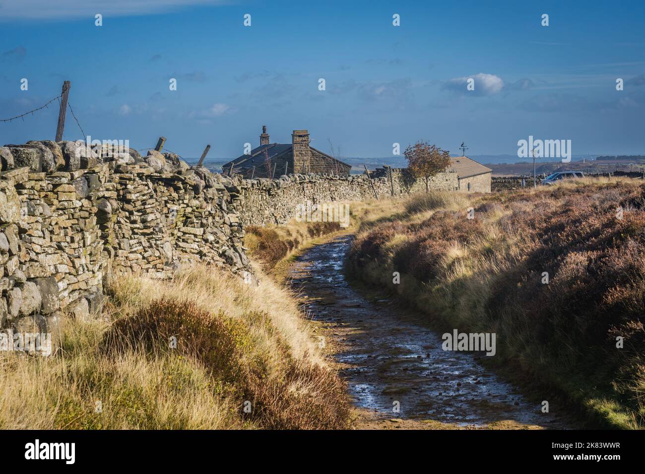 Footpath to the Bronte Falls and Wutherung Heights Stock Photo - Alamy