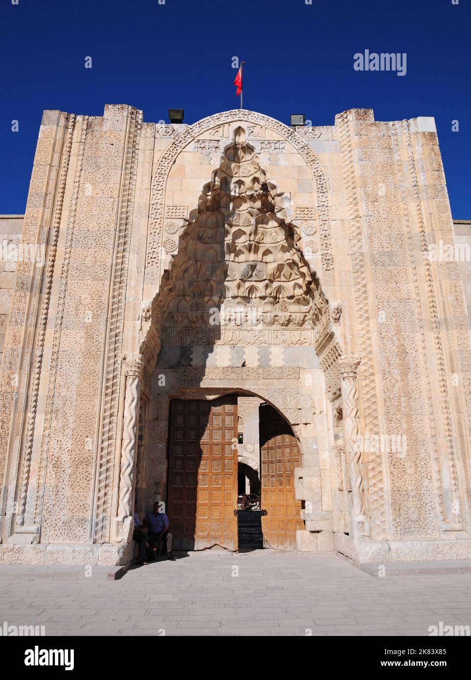 Located in Aksaray, Turkey, Sultanhani caravanserai was built in the ...