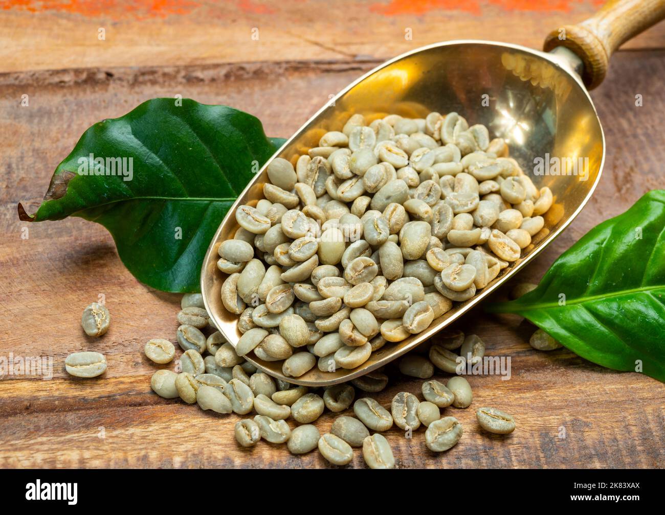 Green coffee beans from South America coffee producing region, from ...