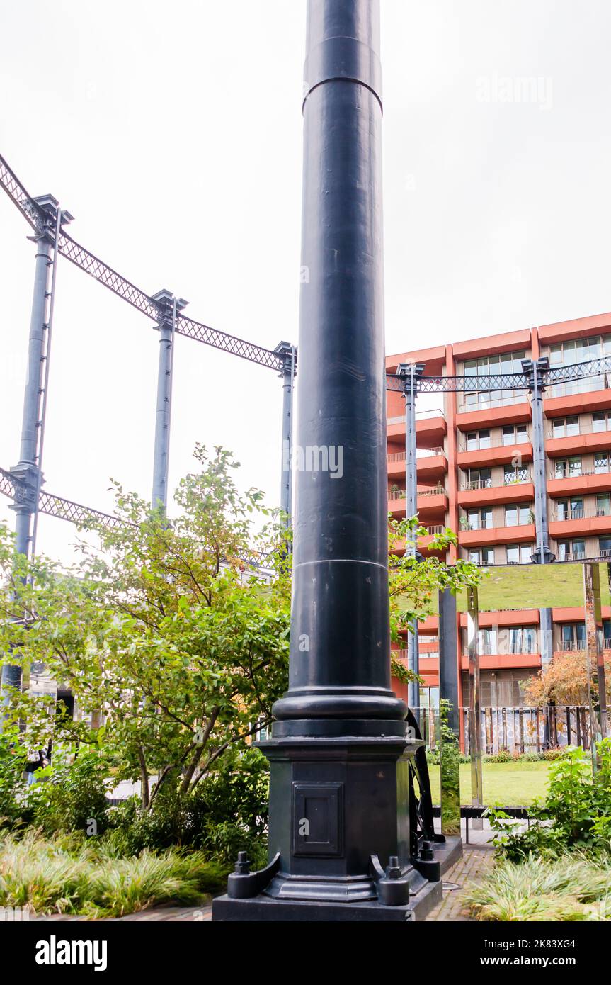 Gasholder Park cozy, waterside retreat featuring a refurbished gas ...