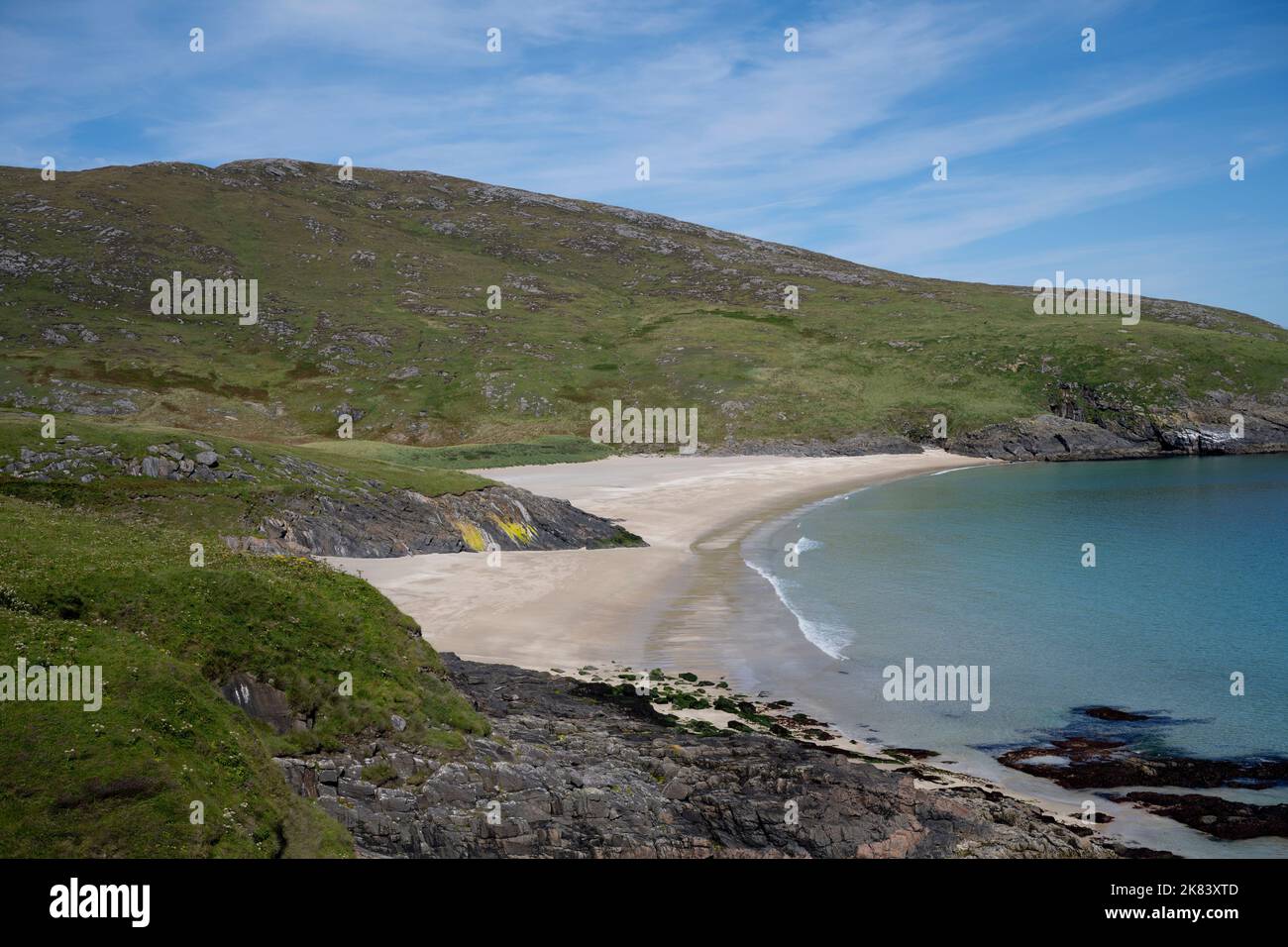 The island of Mingulay, Bishop's Isles, Outer Hebrides, Scotland, UK ...