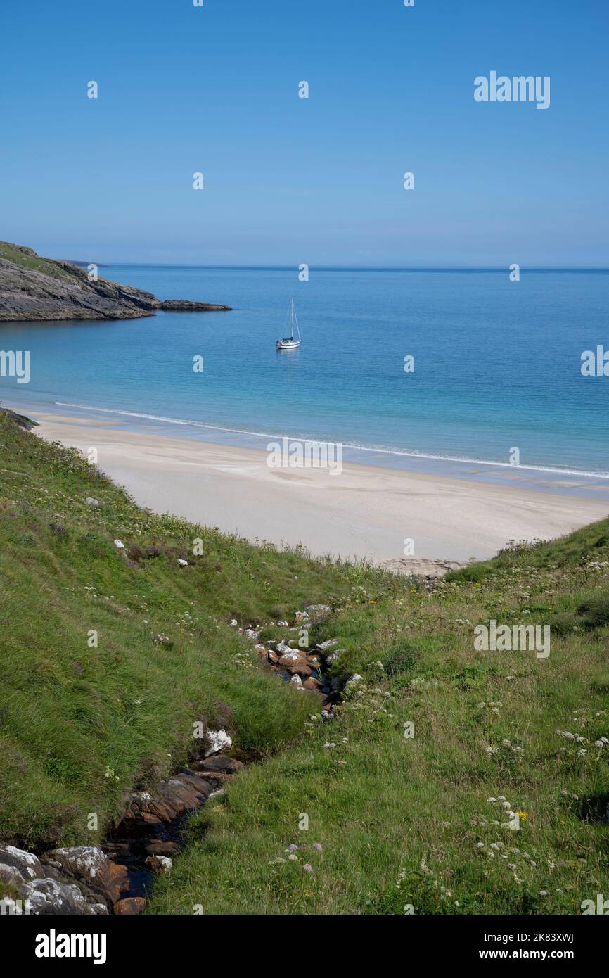 The island of Mingulay, Bishop's Isles, Outer Hebrides, Scotland, UK ...