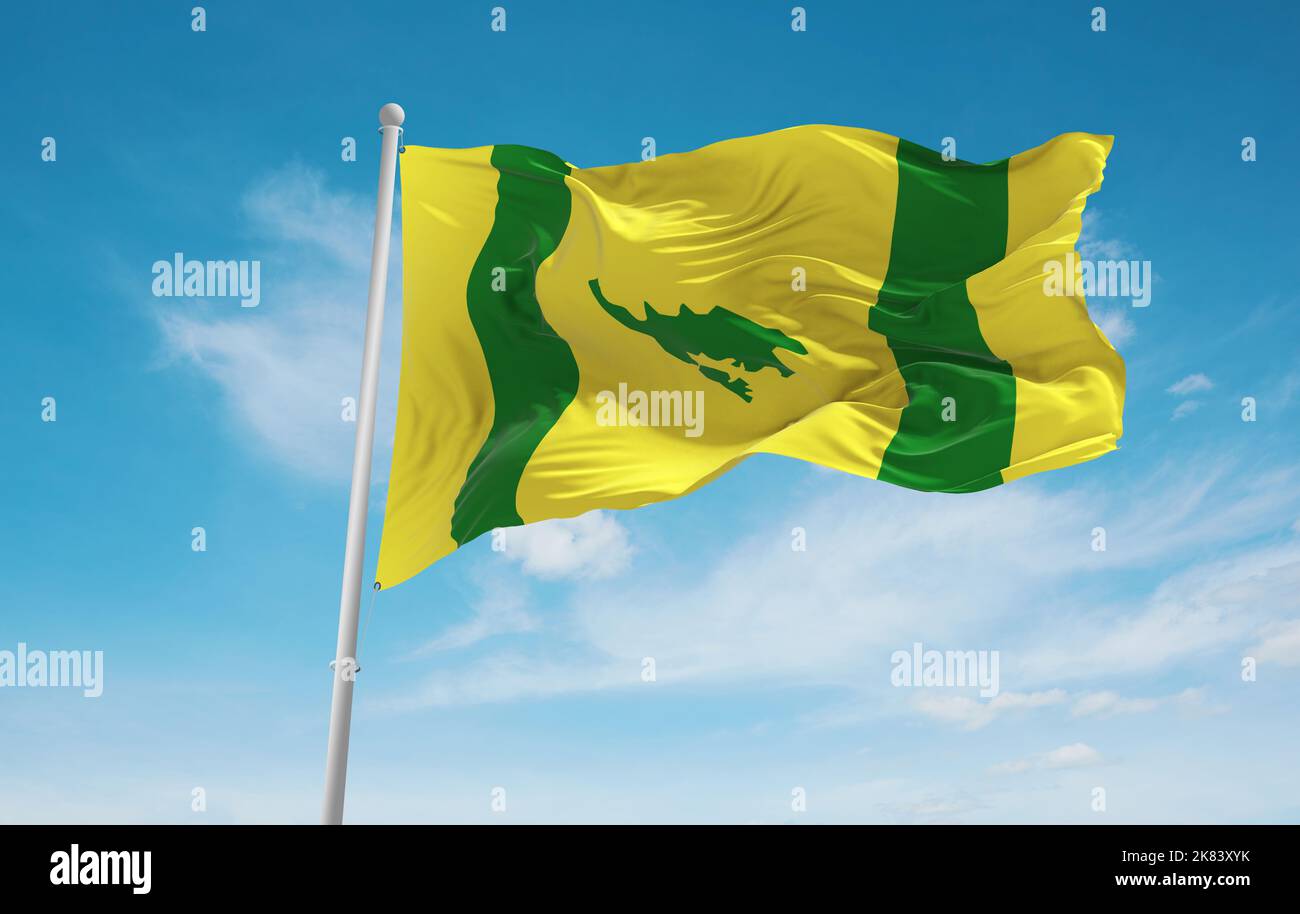 official flag of Culebra, Puerto Rico untied states of America at ...