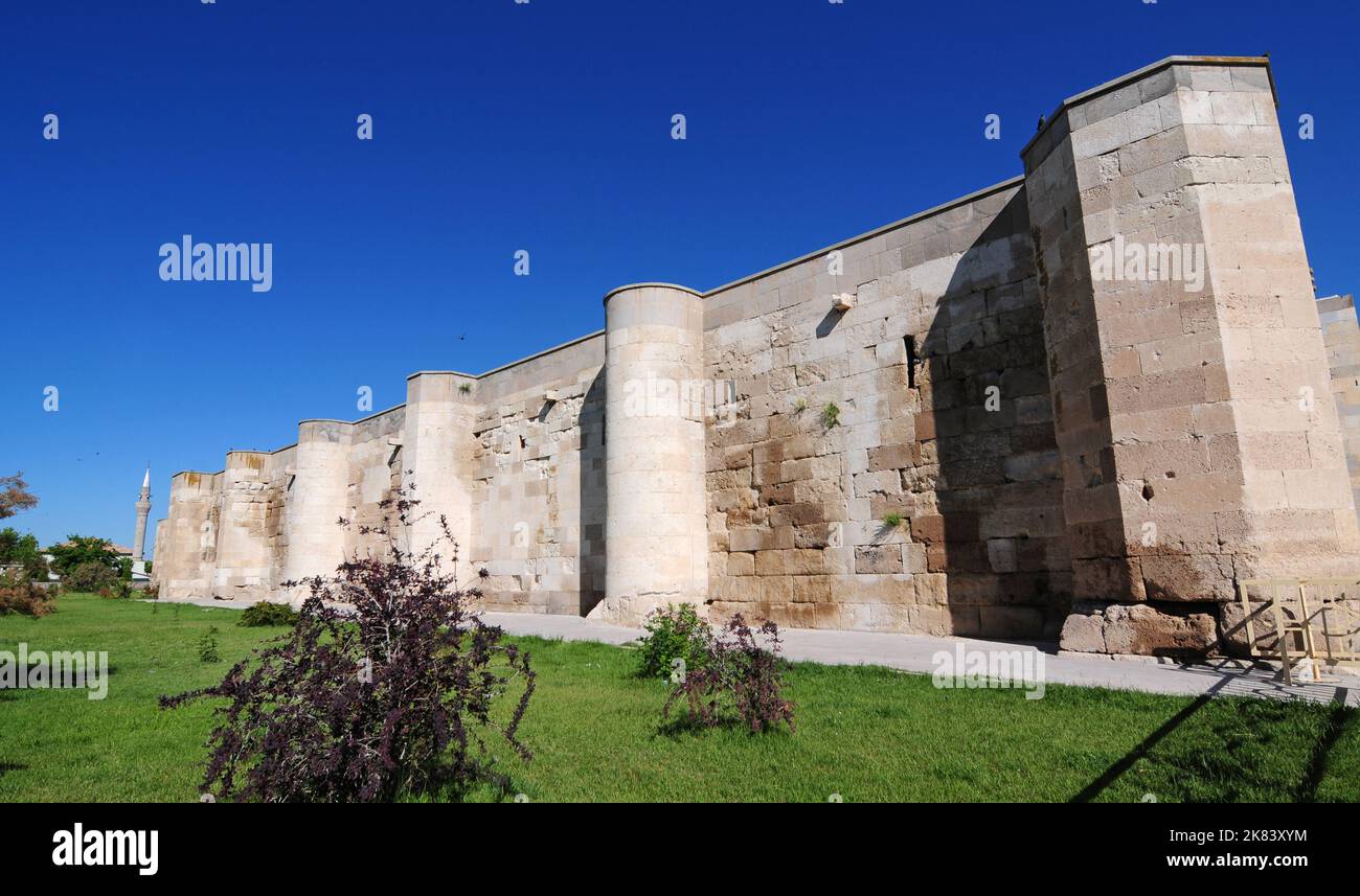Located in Aksaray, Turkey, Sultanhani caravanserai was built in the ...