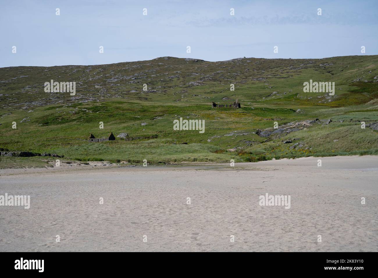 The island of Mingulay, Bishop's Isles, Outer Hebrides, Scotland, UK ...