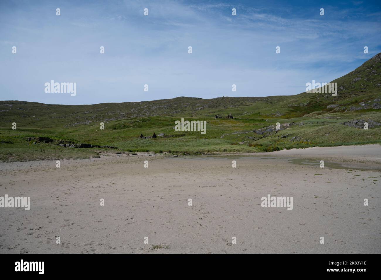 The island of Mingulay, Bishop's Isles, Outer Hebrides, Scotland, UK ...