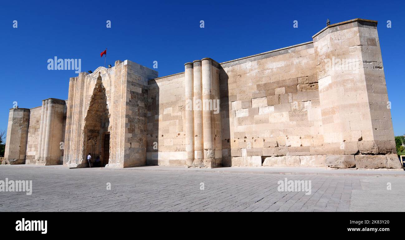 Located in Aksaray, Turkey, Sultanhani caravanserai was built in the ...