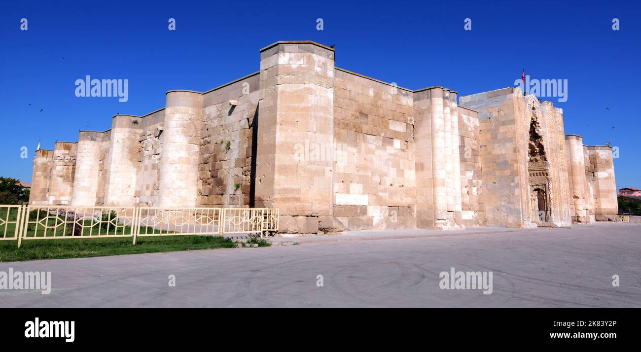 Located in Aksaray, Turkey, Sultanhani caravanserai was built in the ...